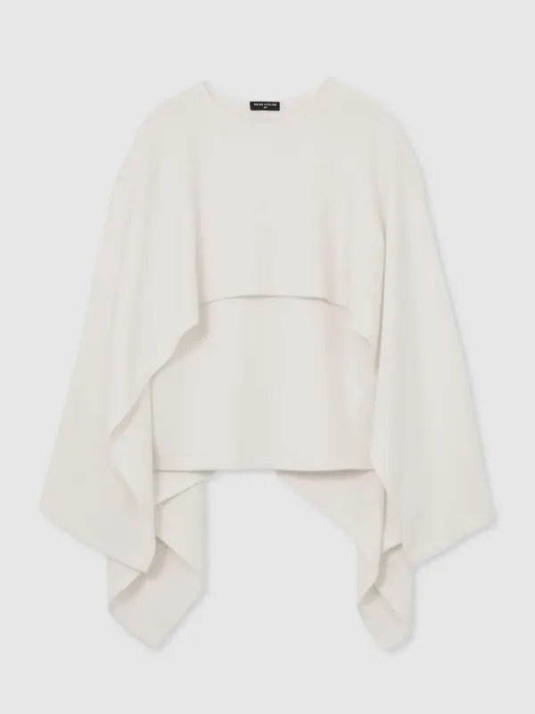 ATELIER Wool-cashmere Cape Knit Jumper