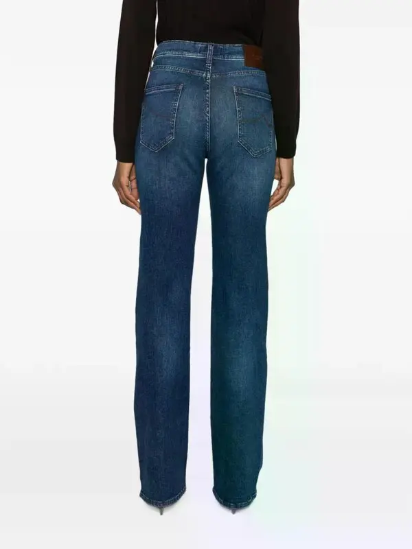 Jacob Cohen Cara Faded Straight-leg Jeans