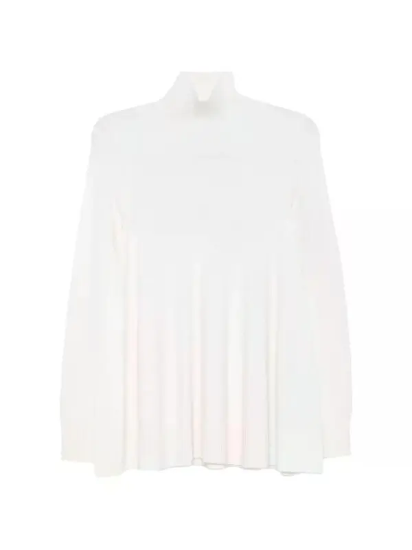 TOTEME Ribbed Knit Turtleneck Sweater