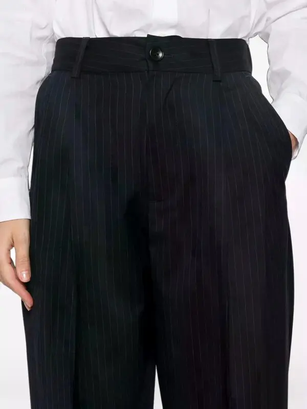 NICHOLSON & NICHOLSON Pinstripe Tailored Trousers