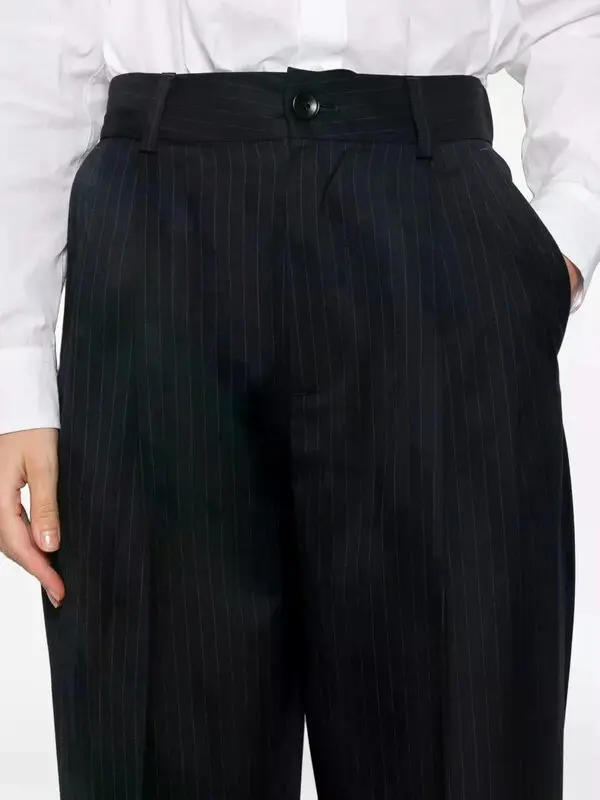 NICHOLSON & NICHOLSON Pinstripe Tailored Trousers