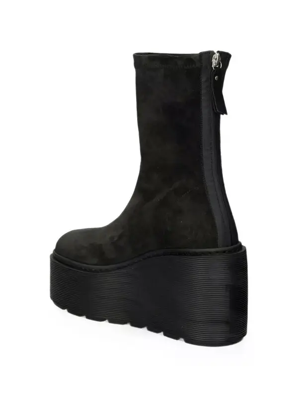 VIC MATIE Platform Wedge Ankle Boots