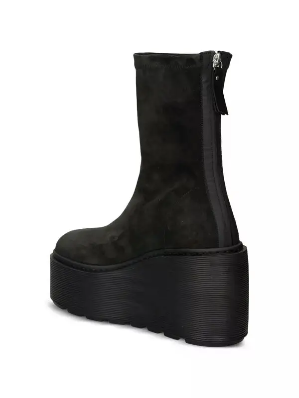 VIC MATIE Platform Wedge Ankle Boots
