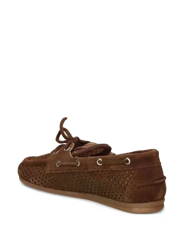 POSA Perforated Lace-up Loafers