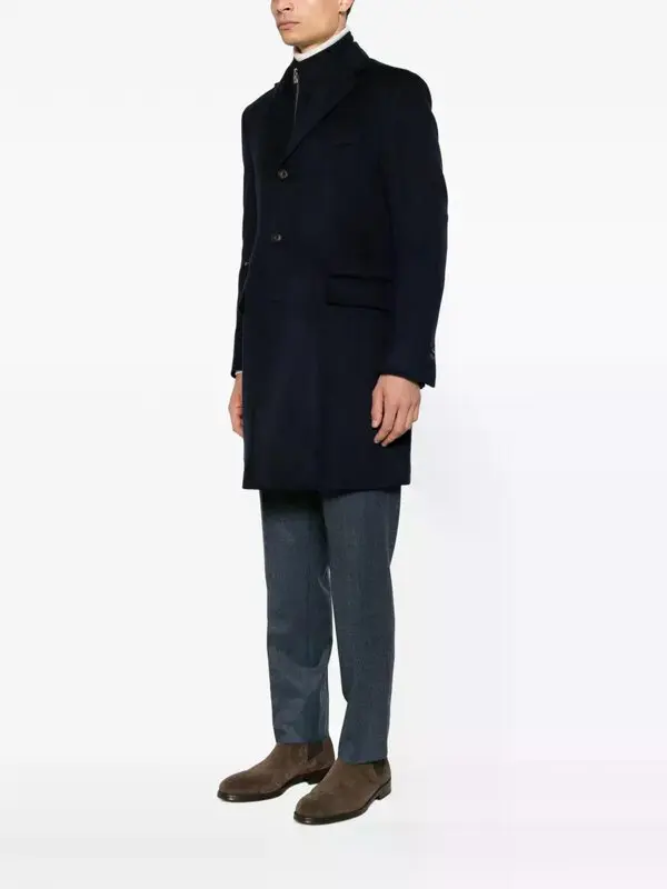 Corneliani Layered Notched-lapel Coat