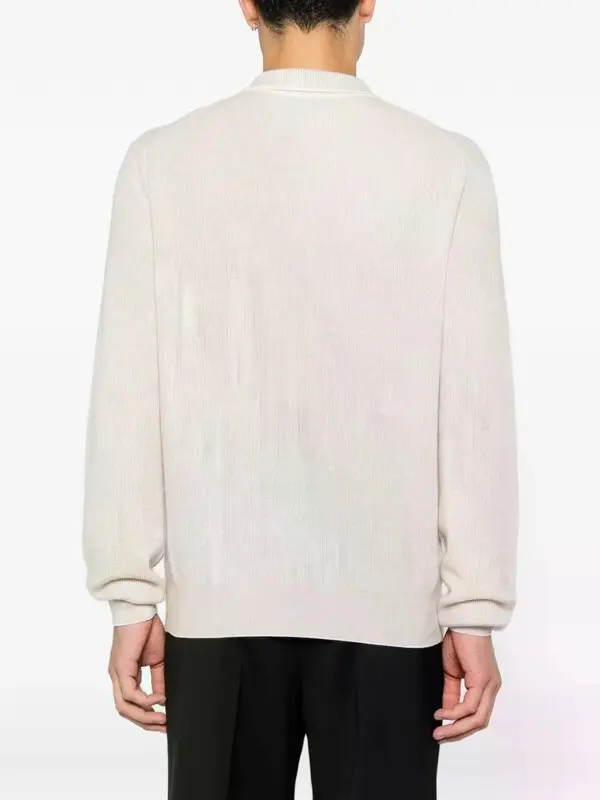 Brioni Knitted Polo Collar Sweater