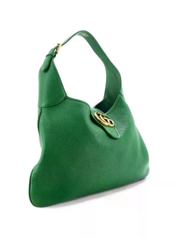 Gucci Aphrodite Leather Medium Shoulder Bag - Green