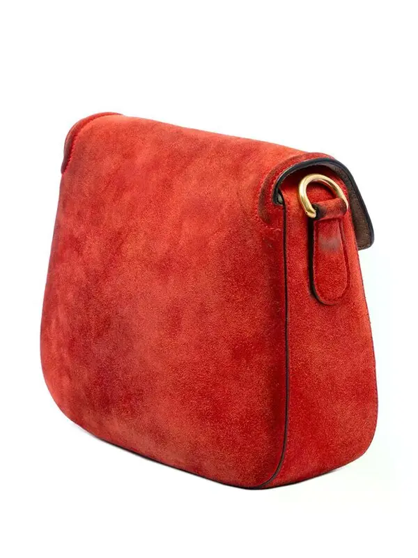 Gucci 2016-2026 Medium Suede Lady Web Crossbody Bag