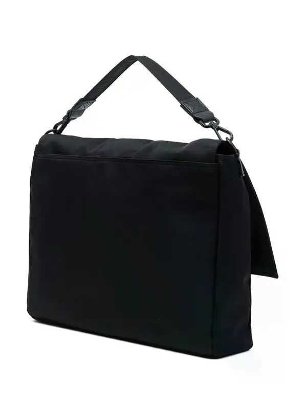 Fendi Nylon Baguette Messenger Bag - Black