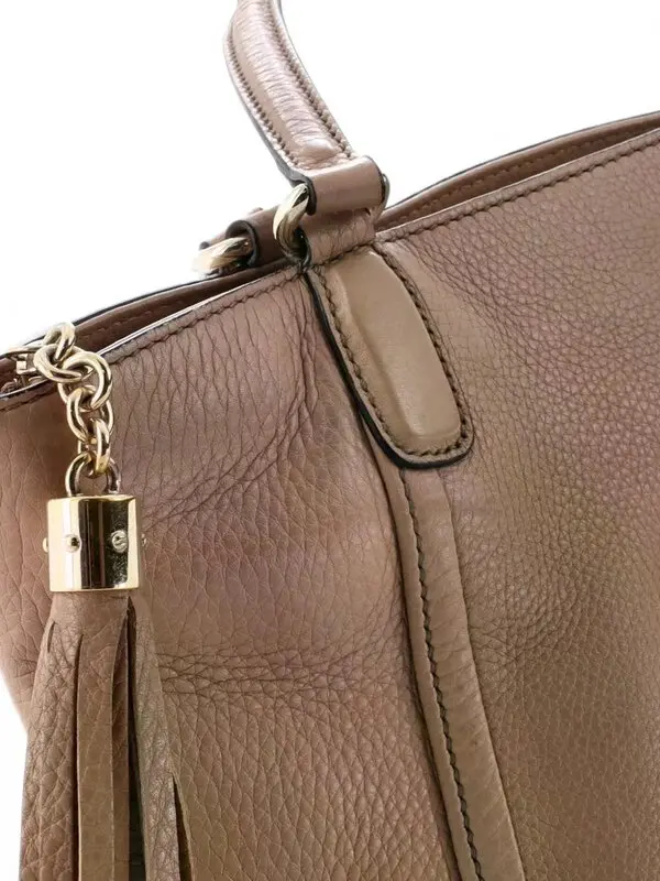 Gucci Soho Convertible Top Handle Bag Leather Small Satchel