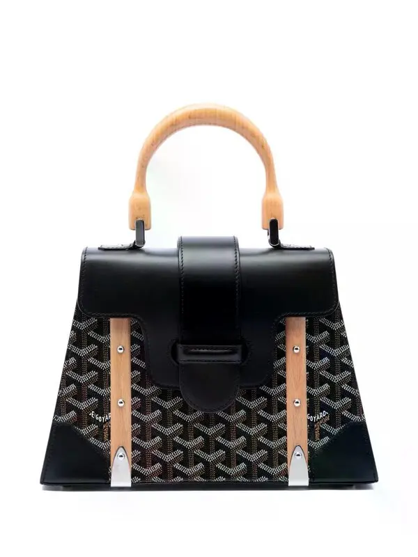 Goyard 2017 Goyardine Saigon Structured Pm Satchel