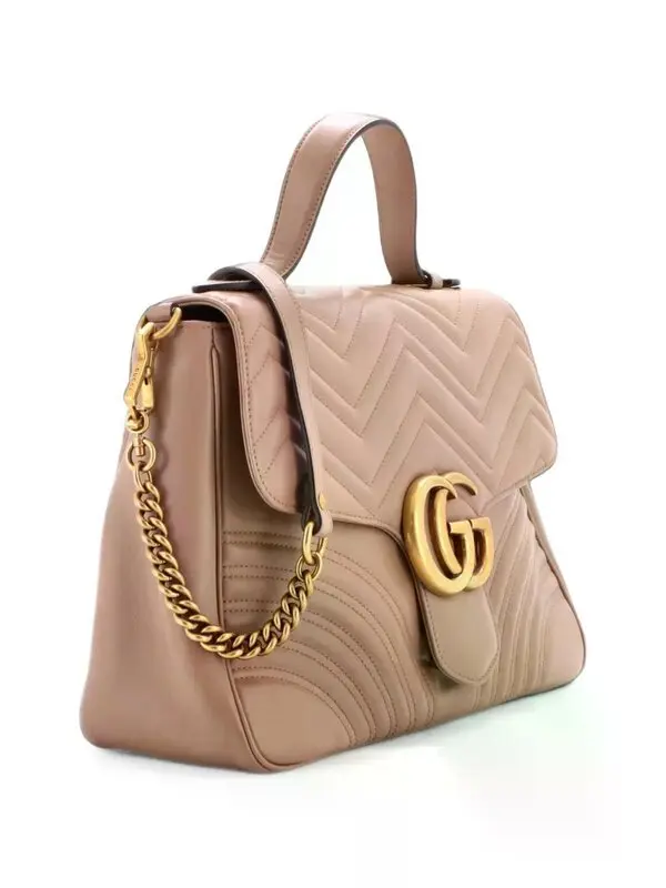 Gucci Gg Marmont Matelassé Leather Medium Satchel