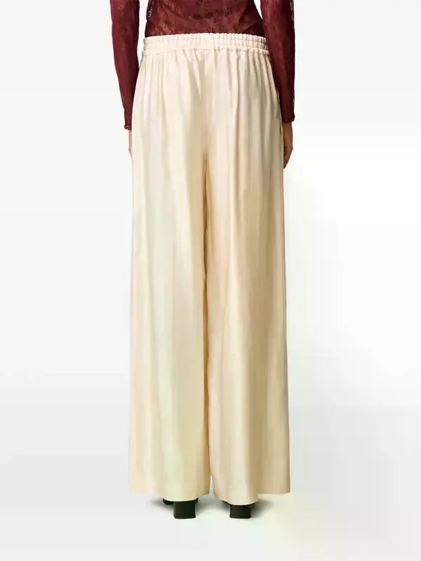 Claudie Pierlot Striped Drawstring Palazzo Pants