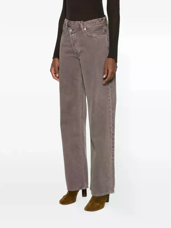AGOLDE Criss-cross Straight-leg Jeans