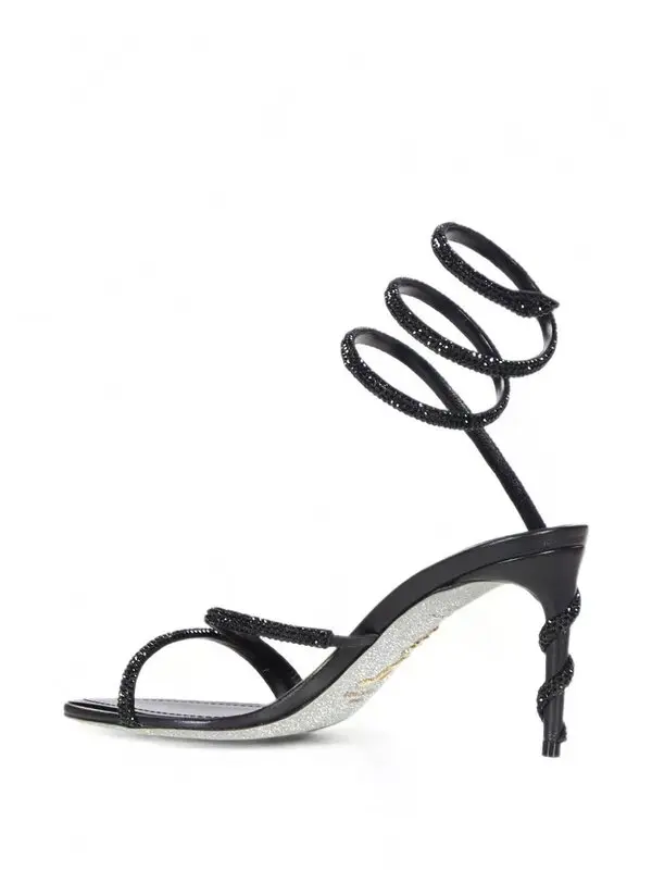 Rene Caovilla Margot Crystal-embellished Sandals
