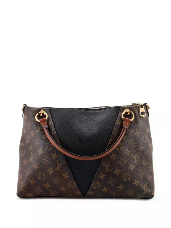 LOUIS VUITTON Monogram Canvas And Leather Mm Shoulder Bag - Black