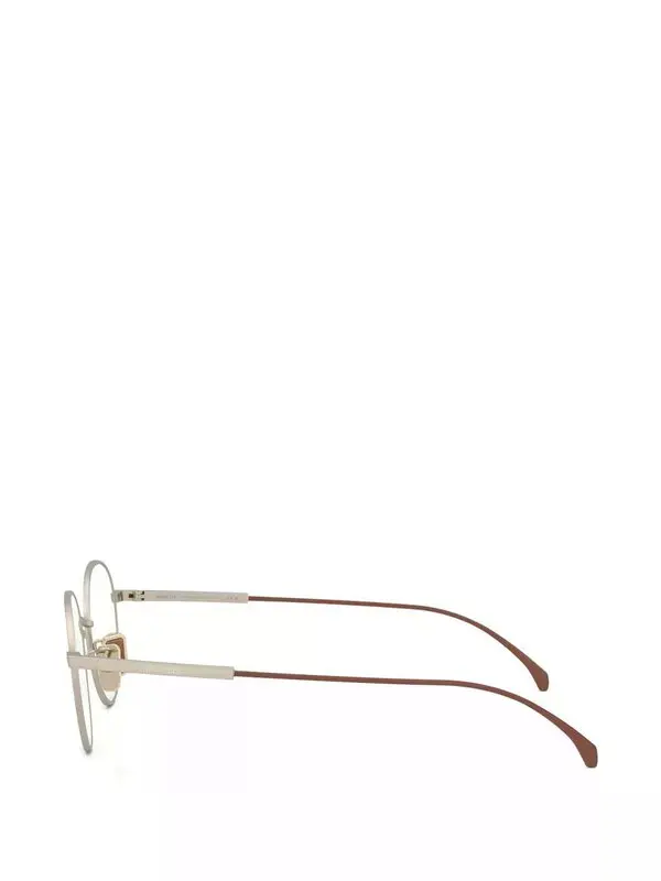 Moncler Round-frame Glasses - Silver