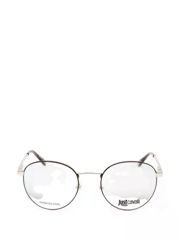 Just Cavalli Round Frame Eyeglasses - Silver
