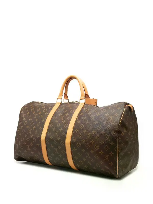 LOUIS VUITTON 2002 Monogram Keepall 55 Travel Bag