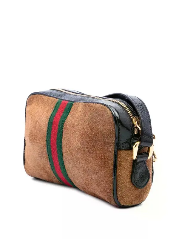 Gucci 2016-2026 Mini Suede Web Ophidia Crossbody Bag
