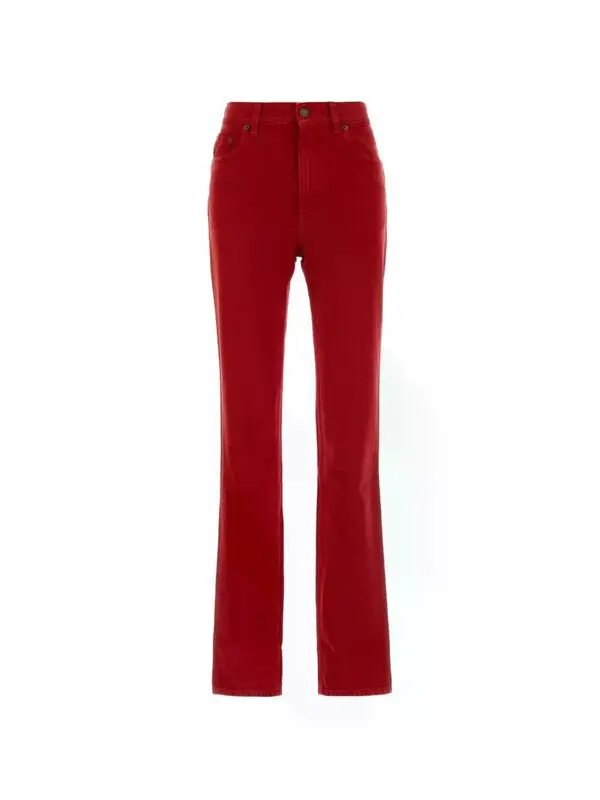 Chloé Logo-patch Slim-leg Jeans