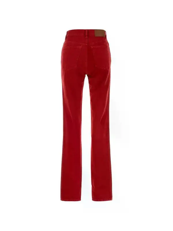 Chloé Logo-patch Slim-leg Jeans