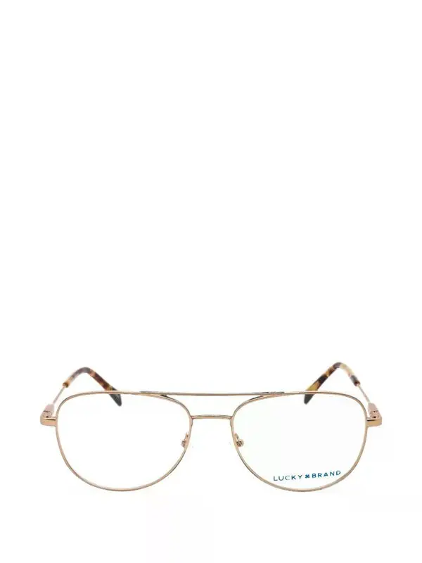 Lucky Brand Aviator Eyeglasses With Tone