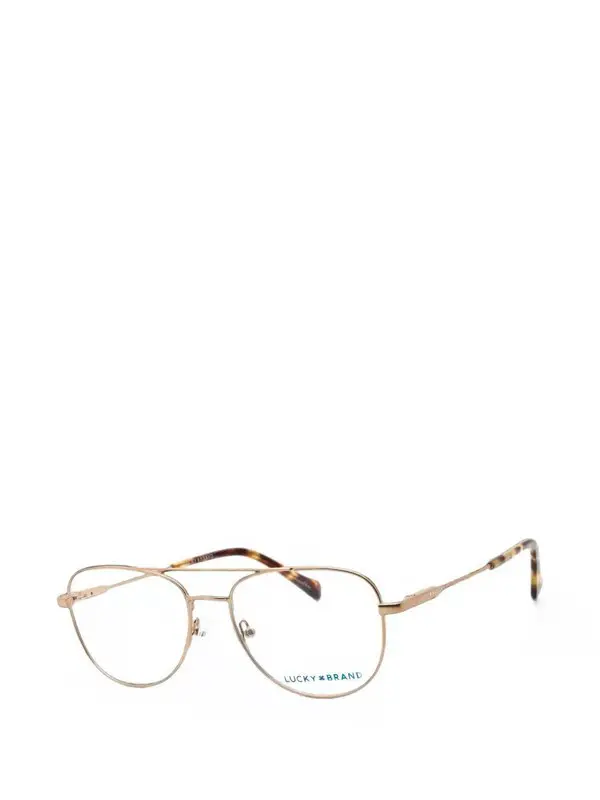 Lucky Brand Aviator Eyeglasses With Tone