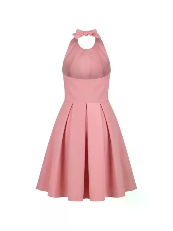 Valentino Garavani Bow-detail Pleated Dress