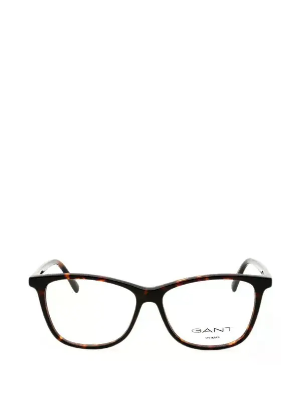 Gant Tortoiseshell-effect Rectangle Eyeglasses