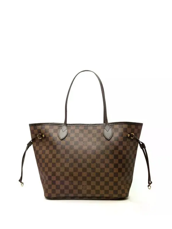 LOUIS VUITTON 2011 Damier Ebene Neverfull Mm Tote Bag