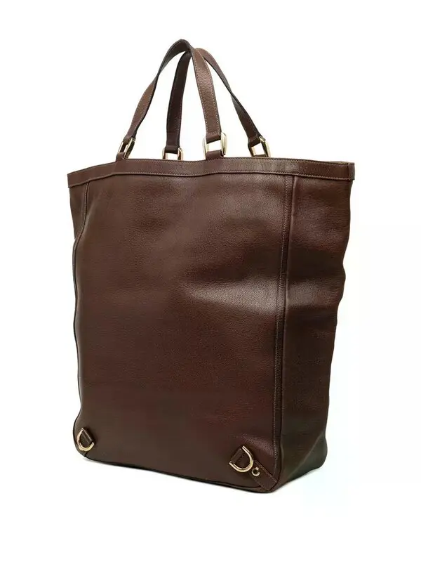 Gucci 2000-2015 Calfskin Abbey D Ring Tote Bag