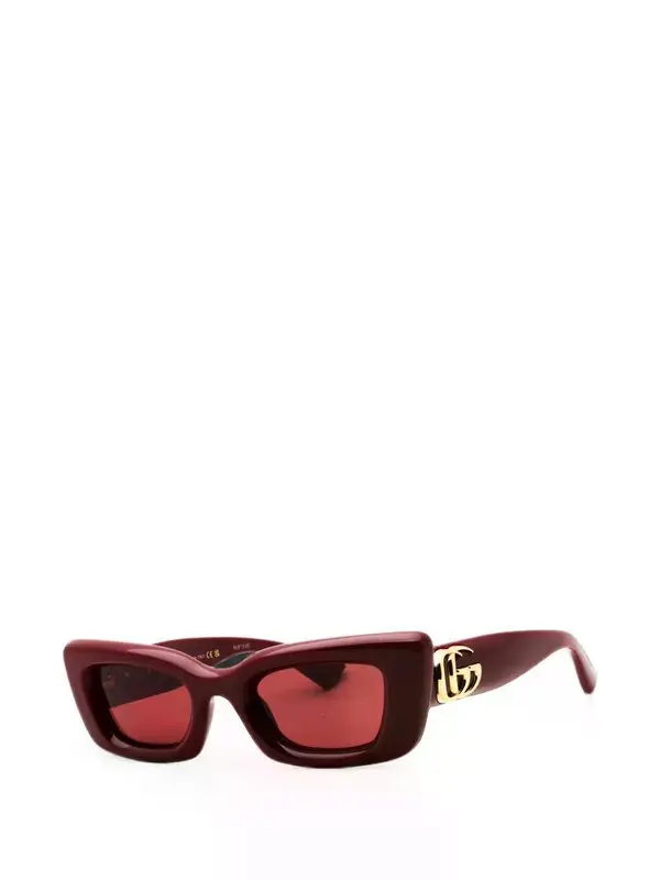 Gucci Burgundy Cat-eye Frame Sunglasses