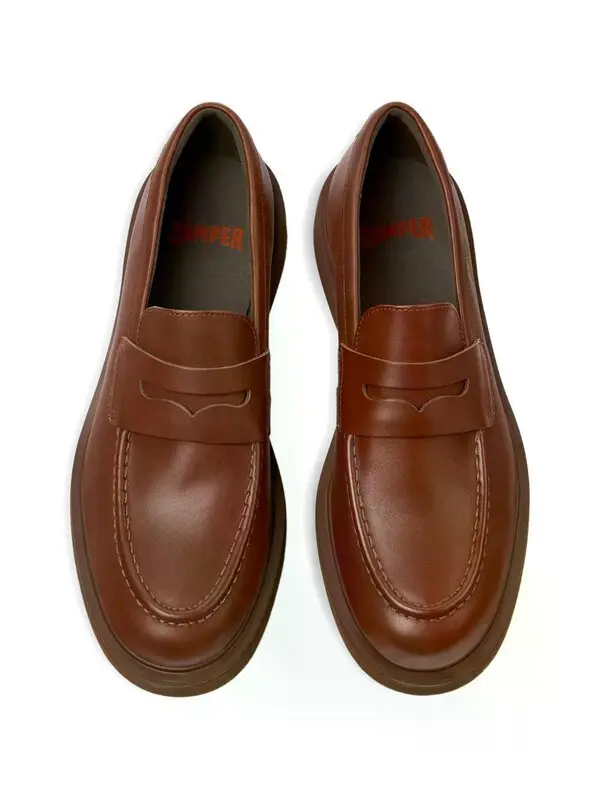 Camper Norman Leather Loafers