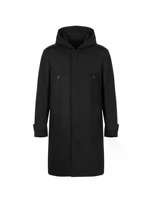 Valentino Garavani Hooded Coat - Black