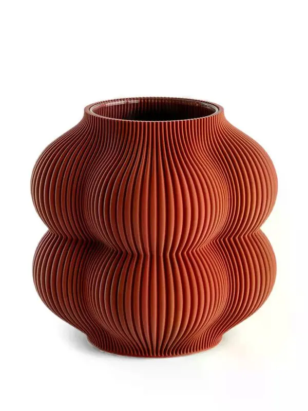 SHEYN Little Peach Ribbed Vase