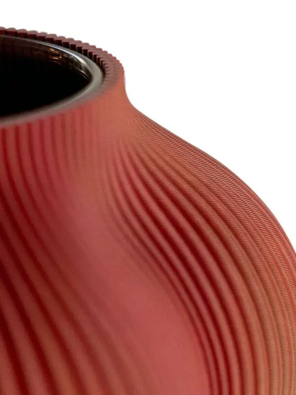 SHEYN Little Peach Ribbed Vase
