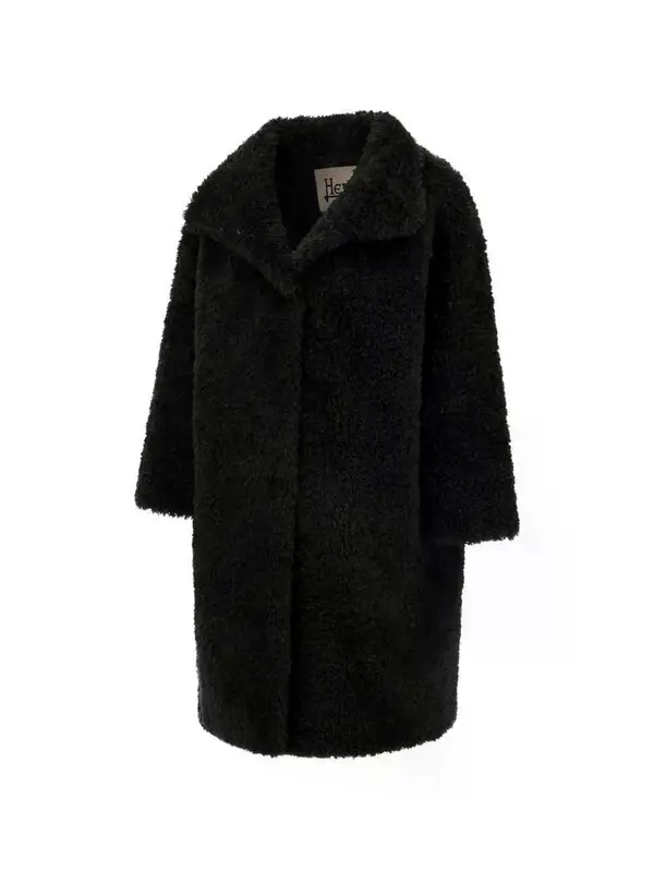 Herno Faux Fur Lapel Collar Coat