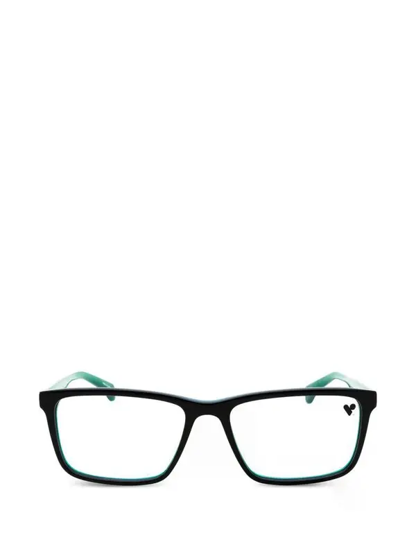 Calvin Klein Rectangle Eyeglasses - Black