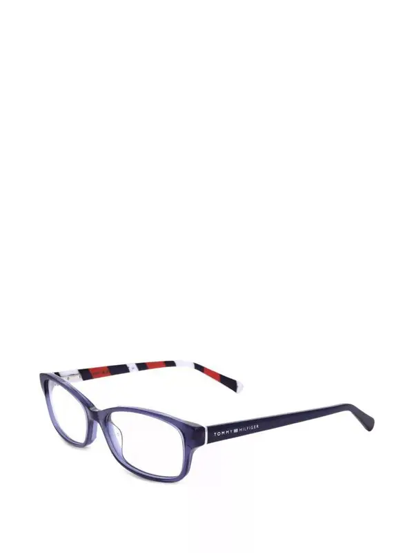 Tommy Hilfiger Rectangle Eyeglasses - Blue