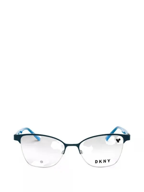 Dkny Rectangle Frame Eyeglasses - Blue