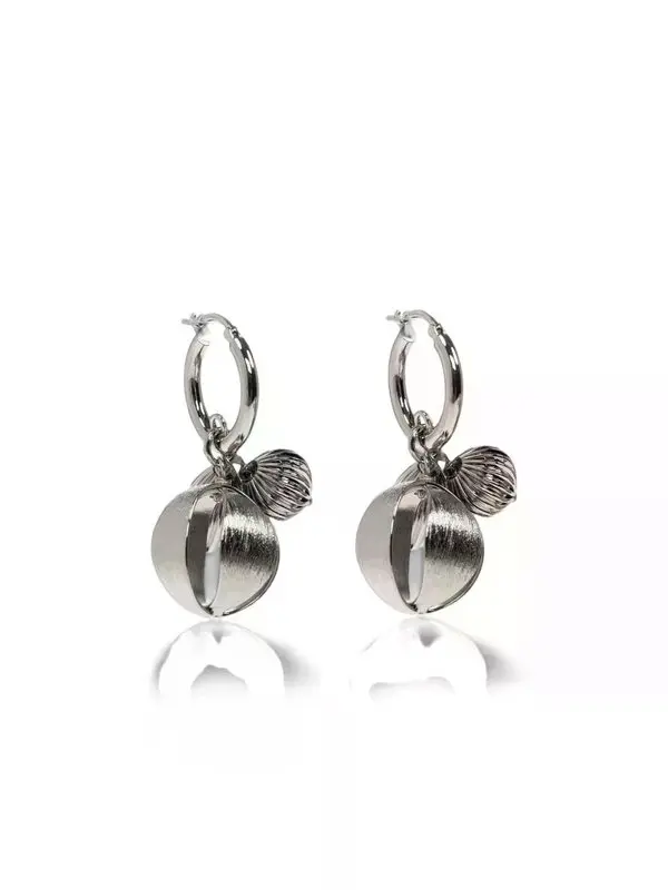 Marni Charm-detail Hoop Earrings