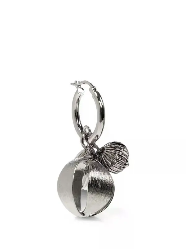 Marni Charm-detail Hoop Earrings