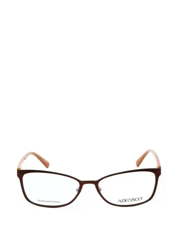 ADENSCO Rectangle Frame Eyeglasses - Brown