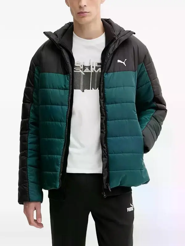 PUMA Logo-print Zip-up Sweater