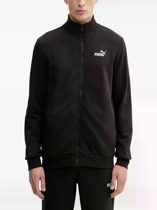 PUMA Logo-print Zip-up Sweater
