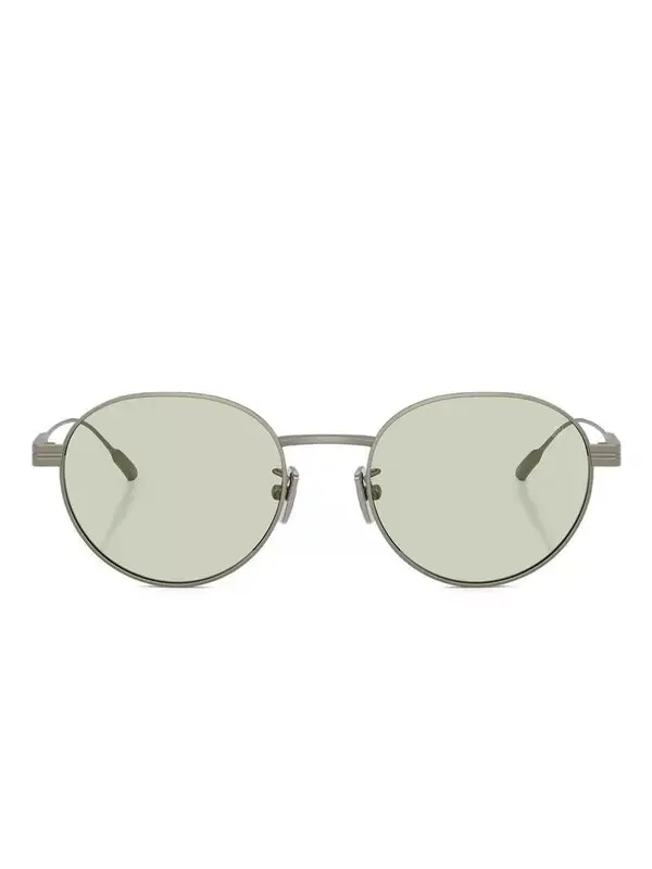 Moncler Subtila Round Frame Sunglasses - Grey