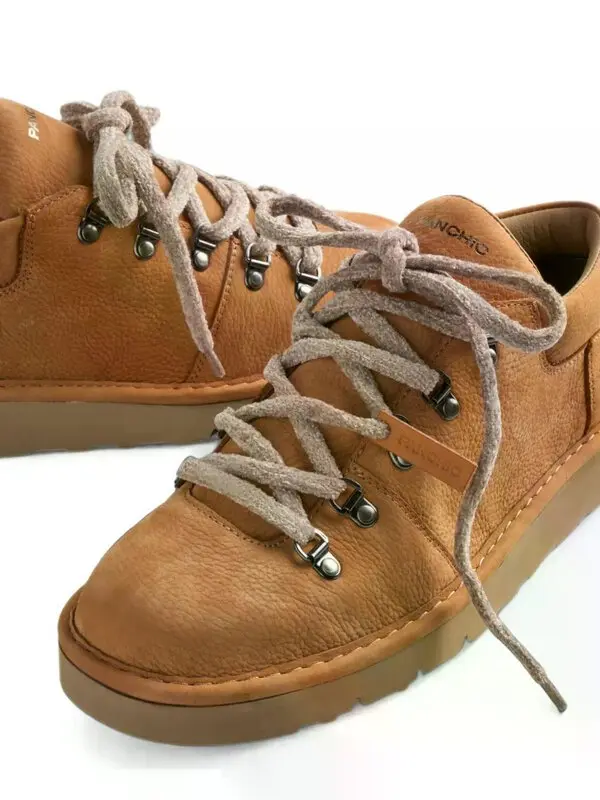 PANCHIC Nubuck Leather Sneakers - Brown
