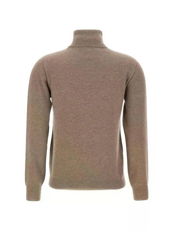 KANGRA Ribbed-trim Turtleneck Sweater