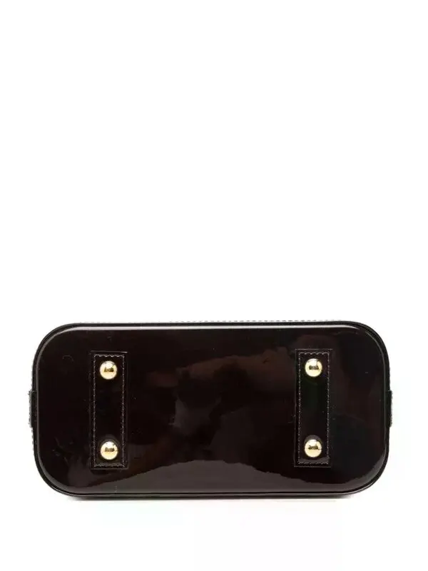 LOUIS VUITTON 2018 Monogram Vernis Alma Bb Satchel